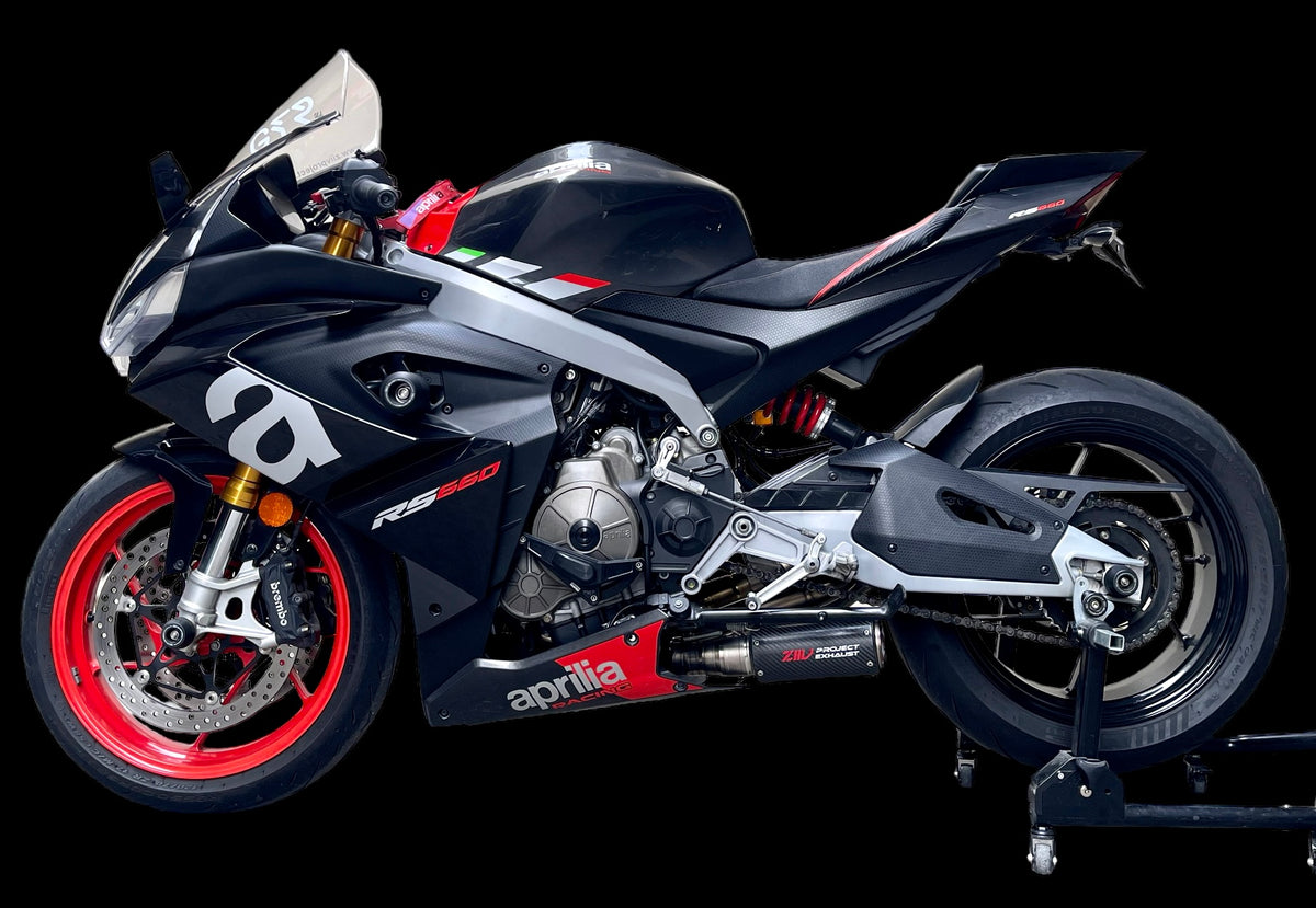 2025 ZIIV PROJECT GP Full Titanium Piecut Dual Exhaust APRILIA RS660/T